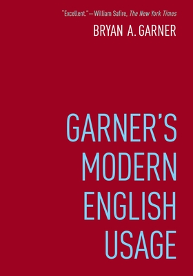 Garner's Modern English Usage by Bryan A Garner: Compare Prices on New ...